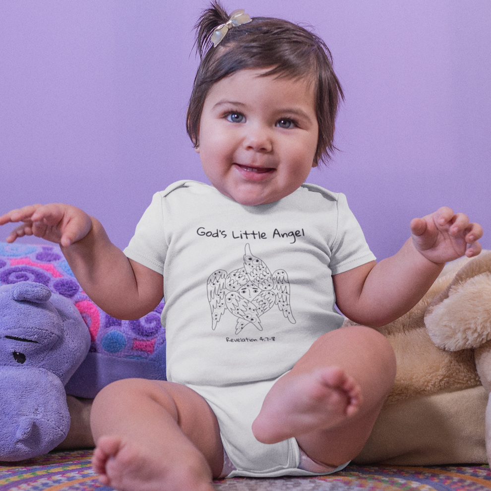 God's Little Angel | Boy & Girl Bodysuit – Cheeky Catholic Baby